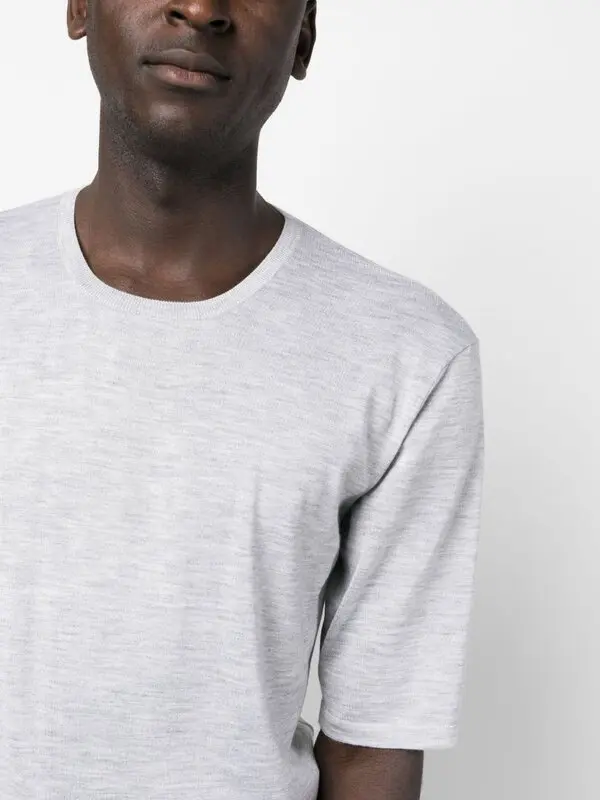 Saint Laurent Crew-neck Short-sleeved Sweatshirt