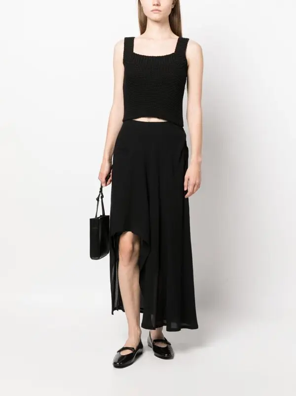 Yohji Yamamoto Asymmetric Midi Skirt
