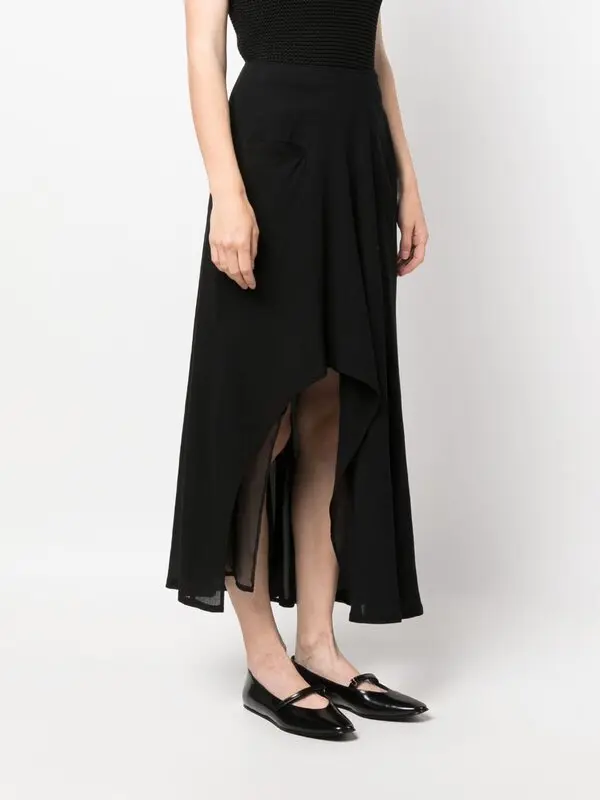 Yohji Yamamoto Asymmetric Midi Skirt