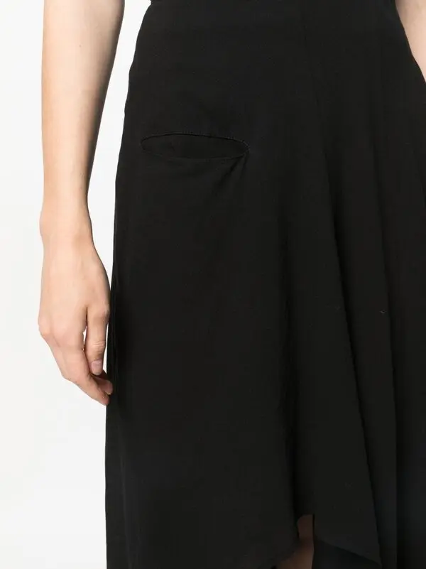 Yohji Yamamoto Asymmetric Midi Skirt