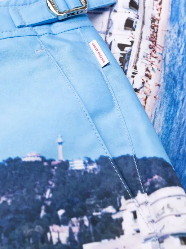 Orlebar Brown Photograph-print Swim Shorts - Blue