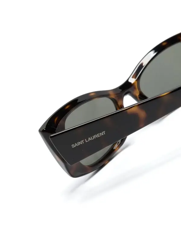 Saint Laurent Logo-engraved Cat-eye Sunglasses