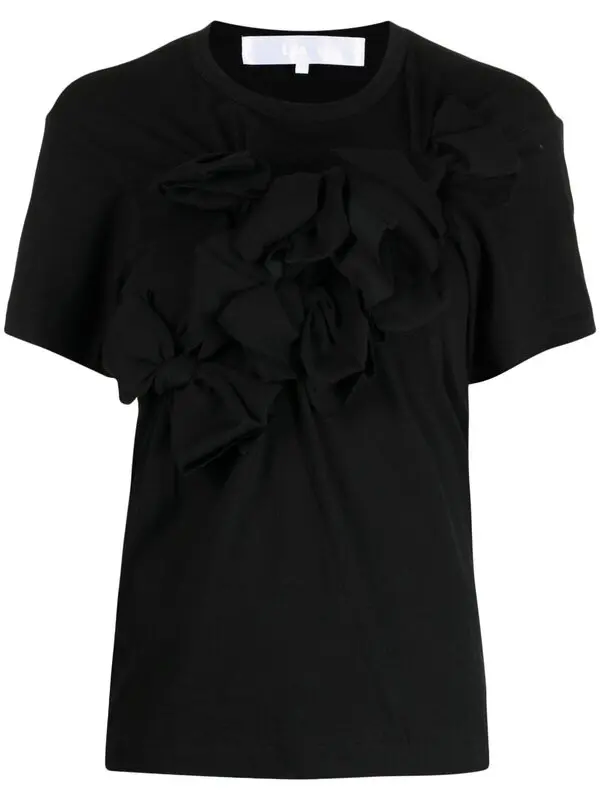 COMME DES GARÇONS TAO Bow-detailed Cotton T-shirt