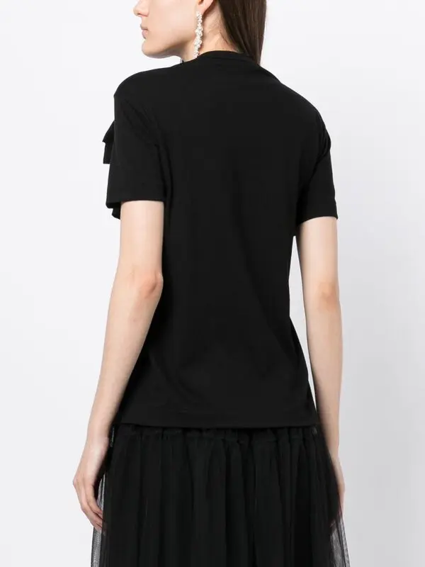 COMME DES GARÇONS TAO Bow-detailed Cotton T-shirt