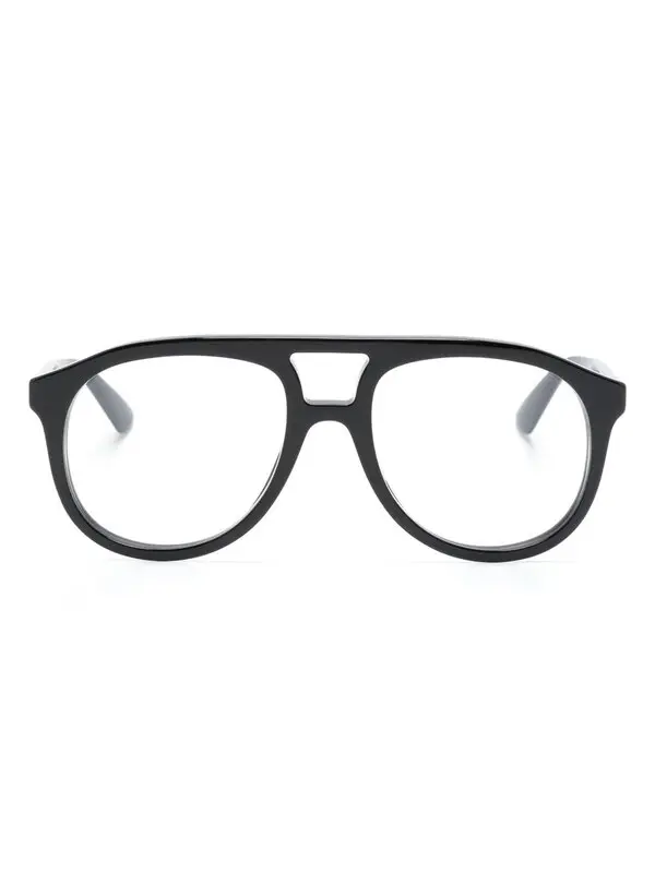 Gucci Pilot Frame Glasses - Black