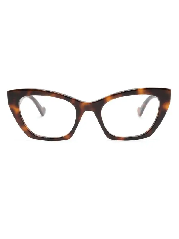 Gucci Cat-eye Frame Glasses - Brown