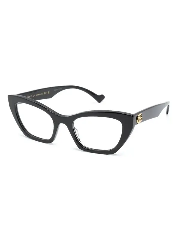 Gucci Logo Plaque Cat-eye Frame Glasses