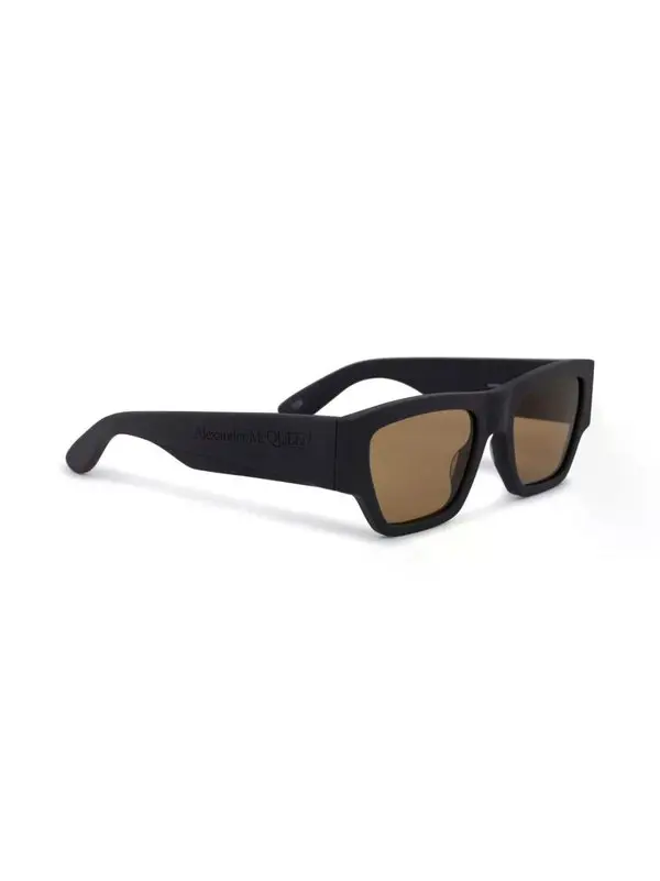 Alexander McQueen Angled Rectangle-frame Sunglasses