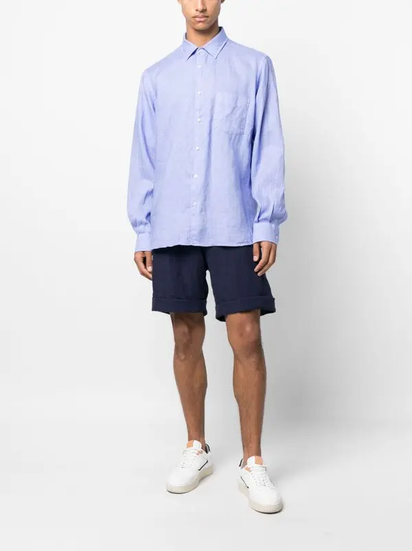 Aspesi Long-sleeve Linen Shirt