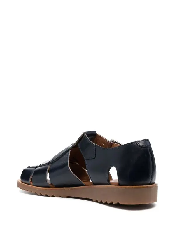 Paraboot Buckle-fastening Cut-out Sandals - Blue