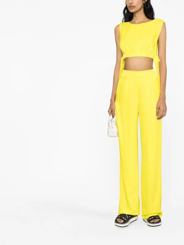 MSGM Full-length Straight-leg Trousers