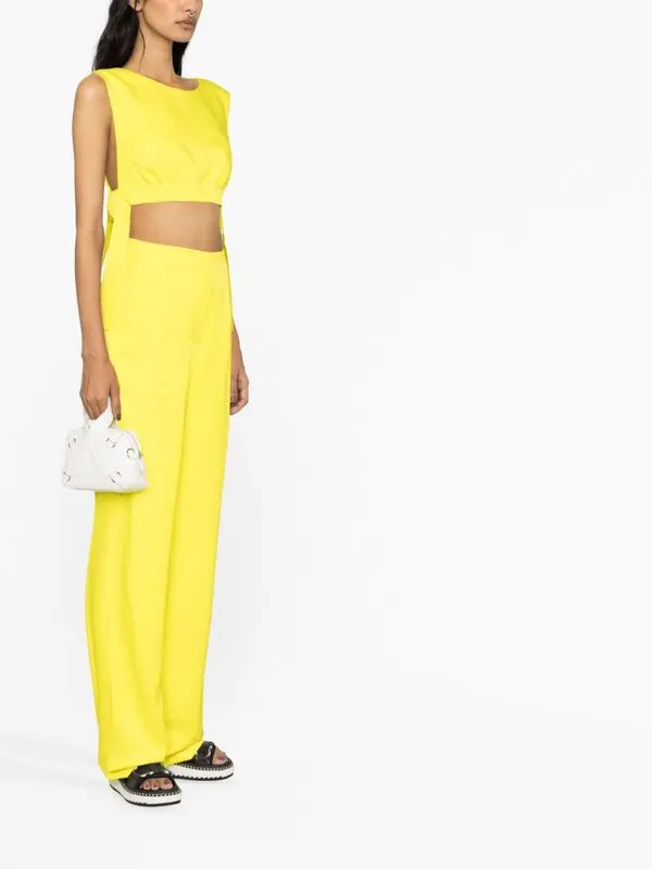 MSGM Full-length Straight-leg Trousers