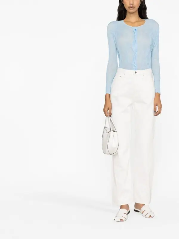 TOTEME Five-pocket Wide Leg Jeans