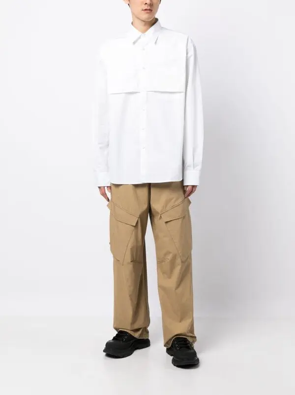 VTMNTS Storm Flap-detail Shirt