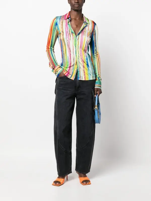 Dsquared2 Striped Long-sleeve Shirt