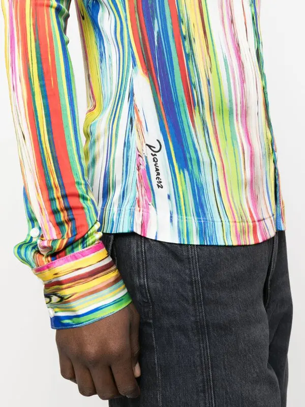 Dsquared2 Striped Long-sleeve Shirt