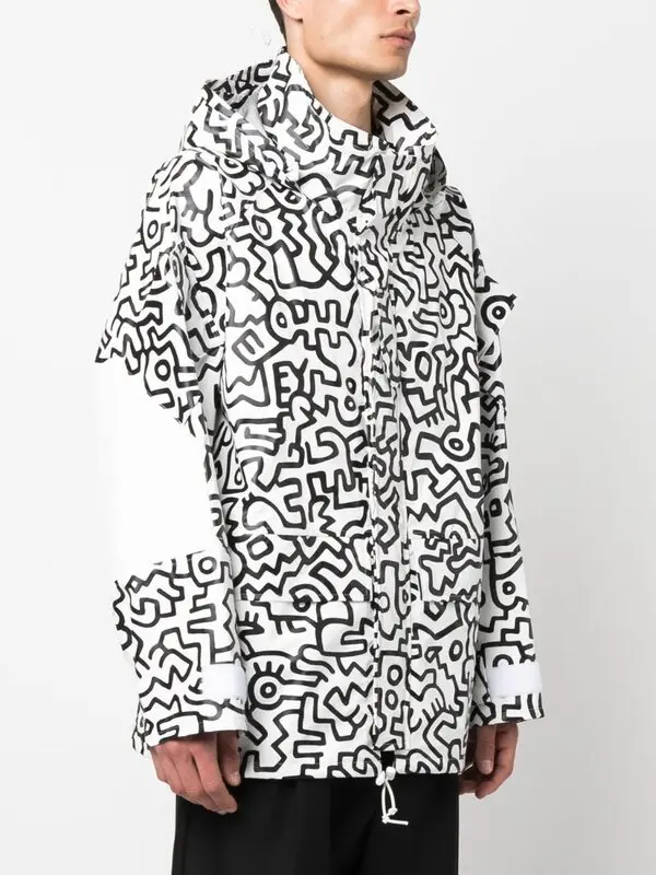 Junya Watanabe X Keith Haring Graphic-print Jacket