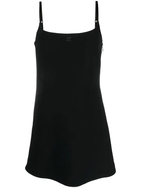 COURREGES Sleeveless Minidress - Black