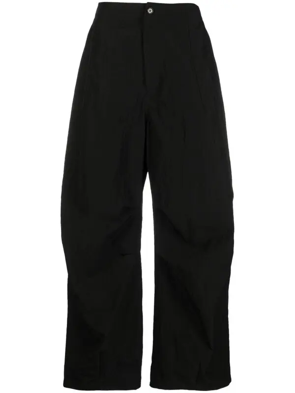 AMOMENTO Ripstop Fatigue Wide-leg Trousers