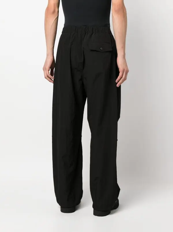 AMOMENTO Ripstop Fatigue Wide-leg Trousers