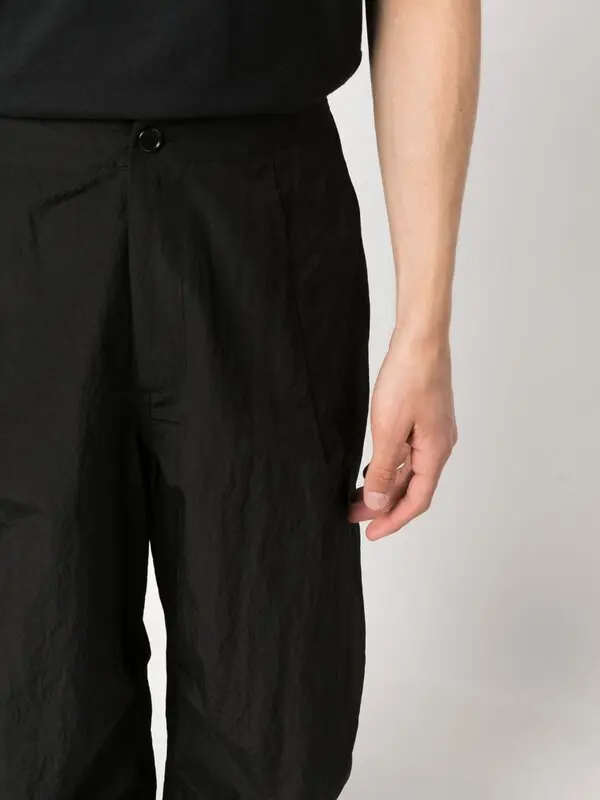 AMOMENTO Ripstop Fatigue Wide-leg Trousers
