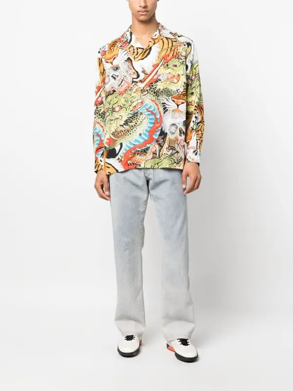 WACKO MARIA Graphic-print Shirt