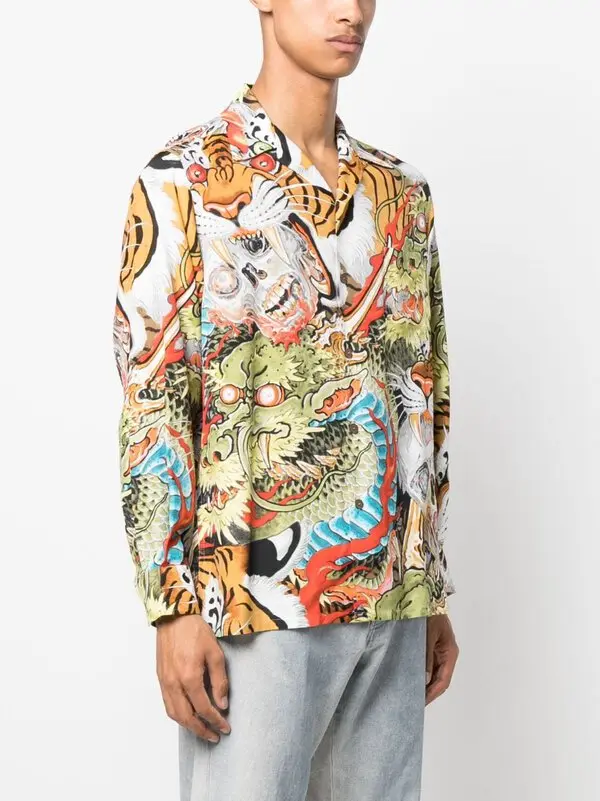 WACKO MARIA Graphic-print Shirt