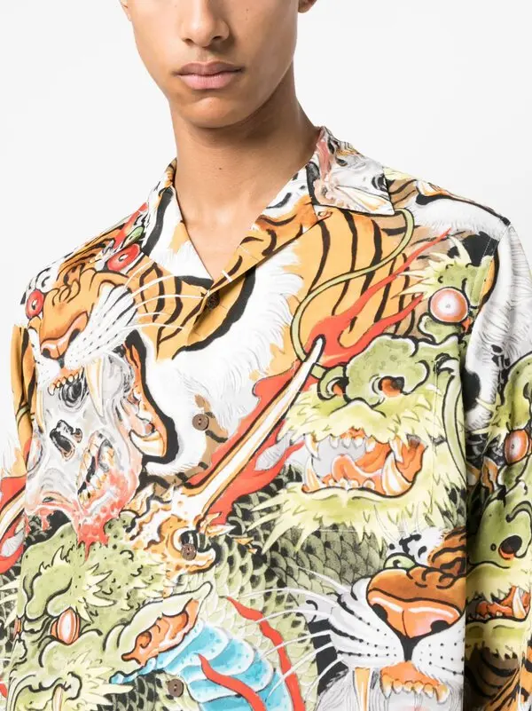 WACKO MARIA Graphic-print Shirt