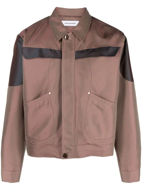 Kiko Kostadinov Mcnamara Uniform Jacket In Pink - 30% Off