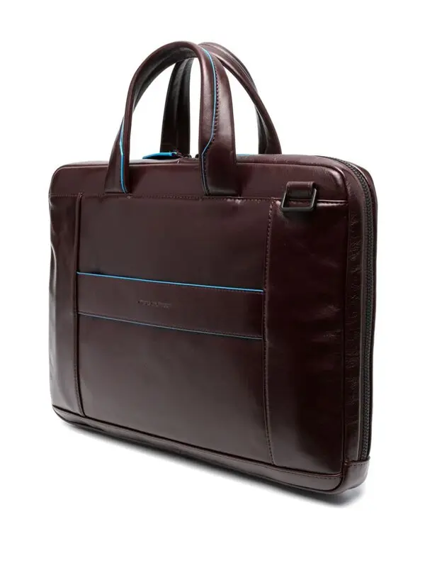 PIQUADRO Leather Laptop Briefcase