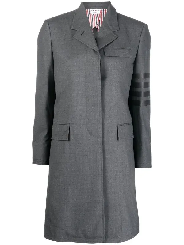 Thom Browne 4-bar Stripe Wool Coat