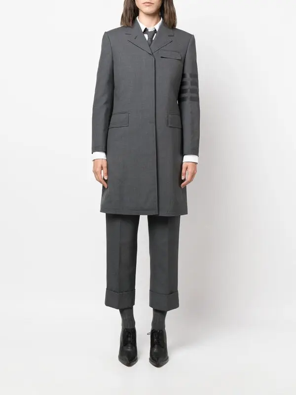 Thom Browne 4-bar Stripe Wool Coat