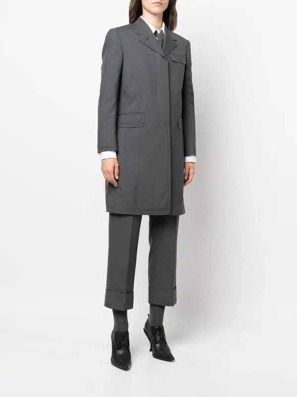 Thom Browne 4-bar Stripe Wool Coat