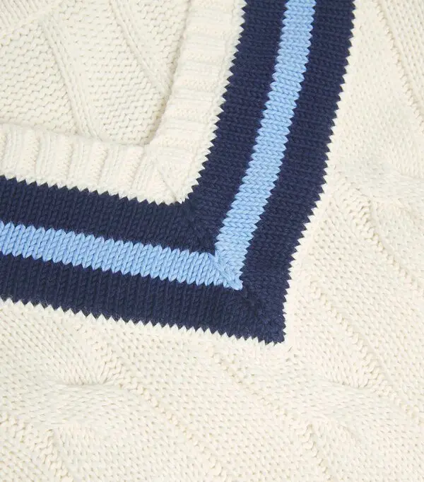Polo Ralph Lauren Cable-knit Cricket Sweater - Blue