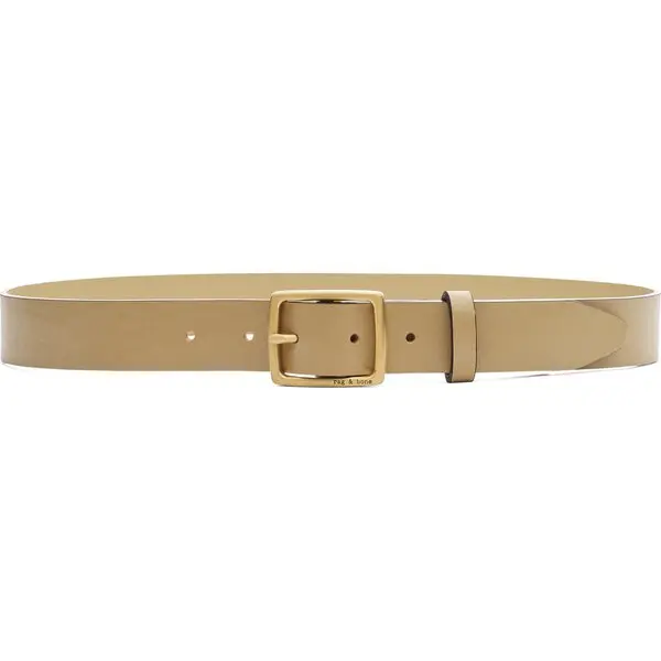 Rag & Bone Boyfriend Leather Belt - Dune