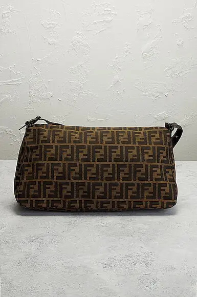 Fendi Zucca Mamma Baguette Shoulder Bag