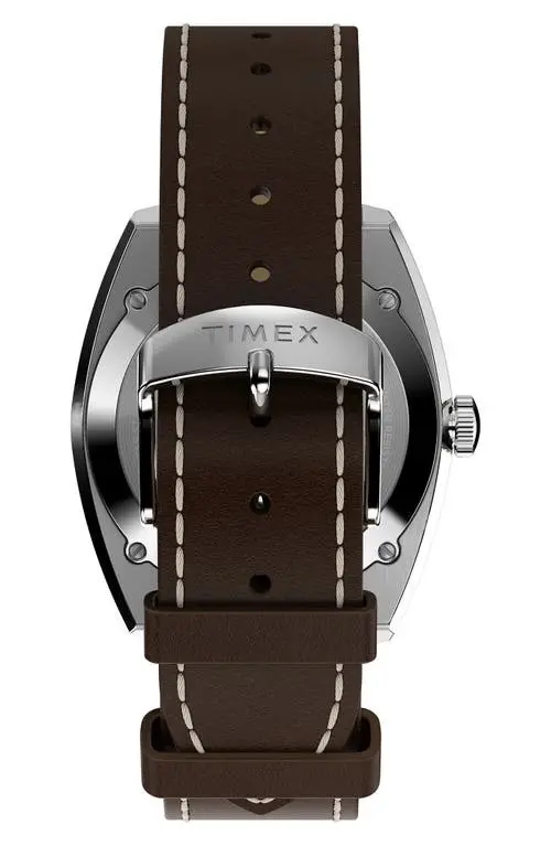 TIMEX® Marlin Automatic Leather Strap Watch