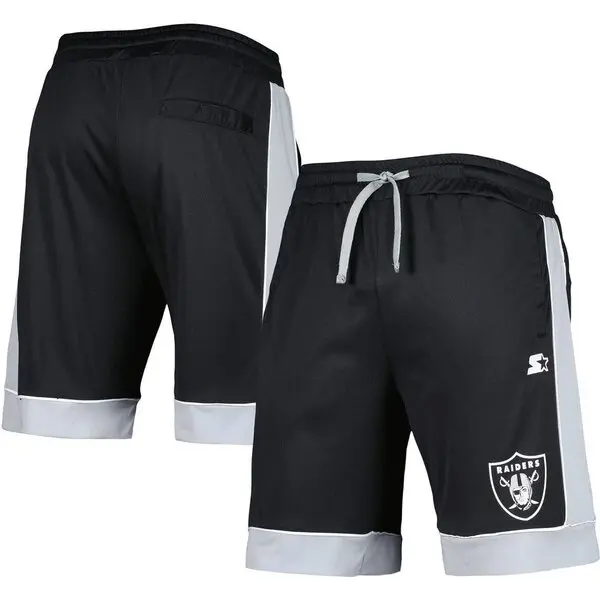 STARTER Las Vegas Raiders Graphic Shorts - Black