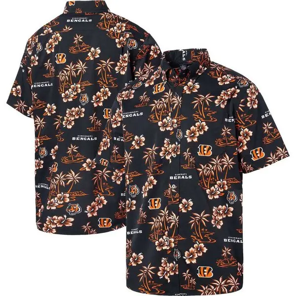 Reyn Spooner Cincinnati Bengals Kekai Button-up Shirt