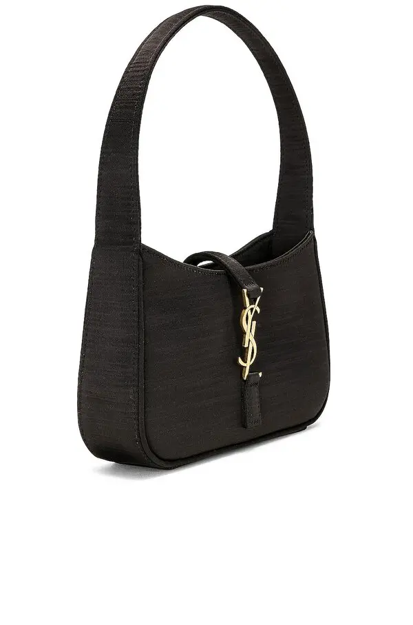 Saint Laurent Mini Le 5 A 7 Tri Metal Bag - Nero