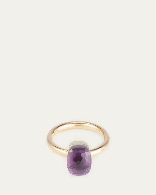 Pomellato 18k Rose And White Gold Nudo Petit Ring