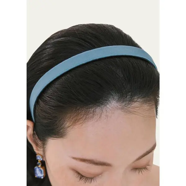 JENNIFER BEHR Lucy Silk Headband - Black
