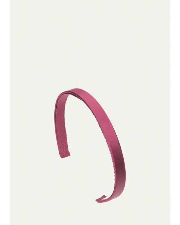 JENNIFER BEHR Lucy Silk Headband - Mulberry