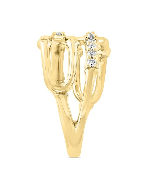 Bloomingdale'S Diamond Link Ring In 14k
