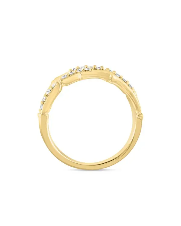 Bloomingdale'S Diamond Link Ring In 14k