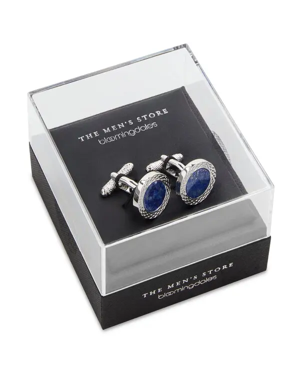Bloomingdale'S Blue Eyes Round Cufflinks Exclusive