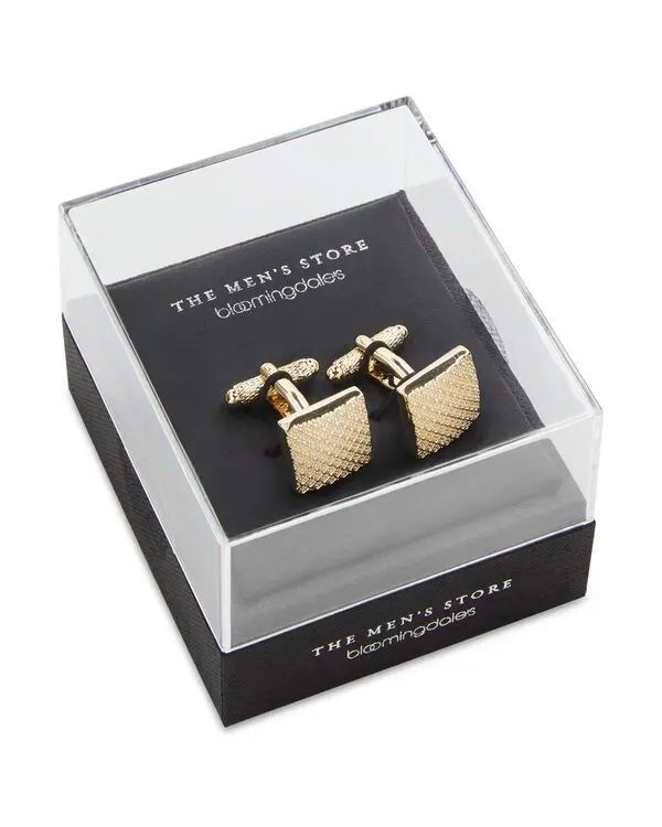 Bloomingdale'S Textured Pattern Square Cufflinks Exclusive