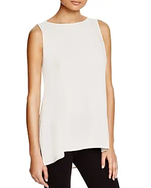 Eileen Fisher Eileen Fisher System Petite High/low Silk Tank