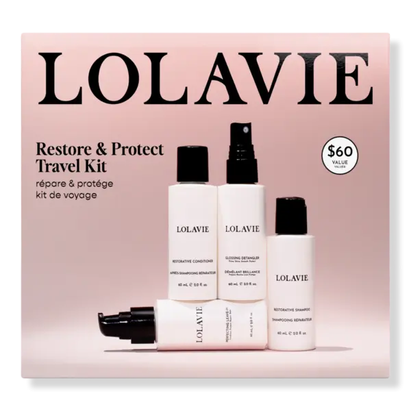 LOLAVIE Restore & Protect Travel Kit - One-color