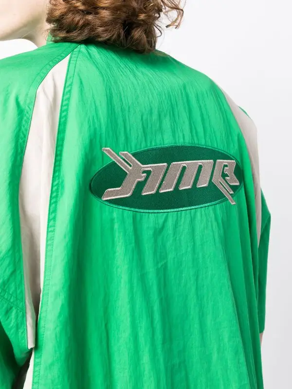 AMBUSH Logo-patch Dolman-sleeve Shirt - Green